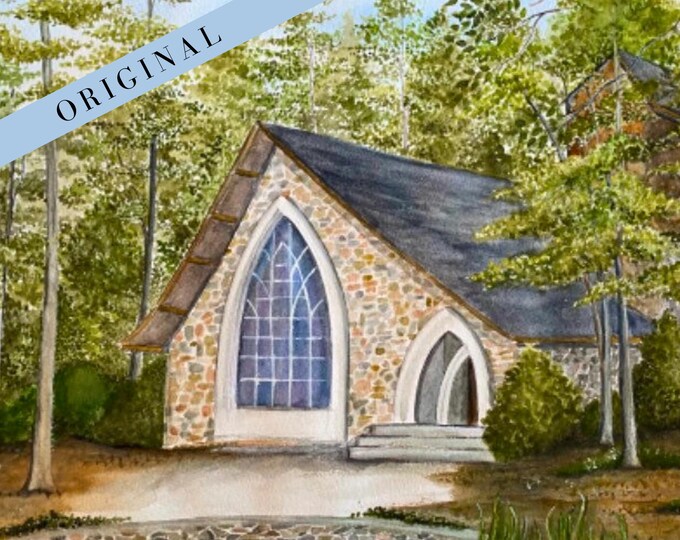 Ida Cason Calloway Gedenkkapelle / Pine Mountain, Georgia / Original ...