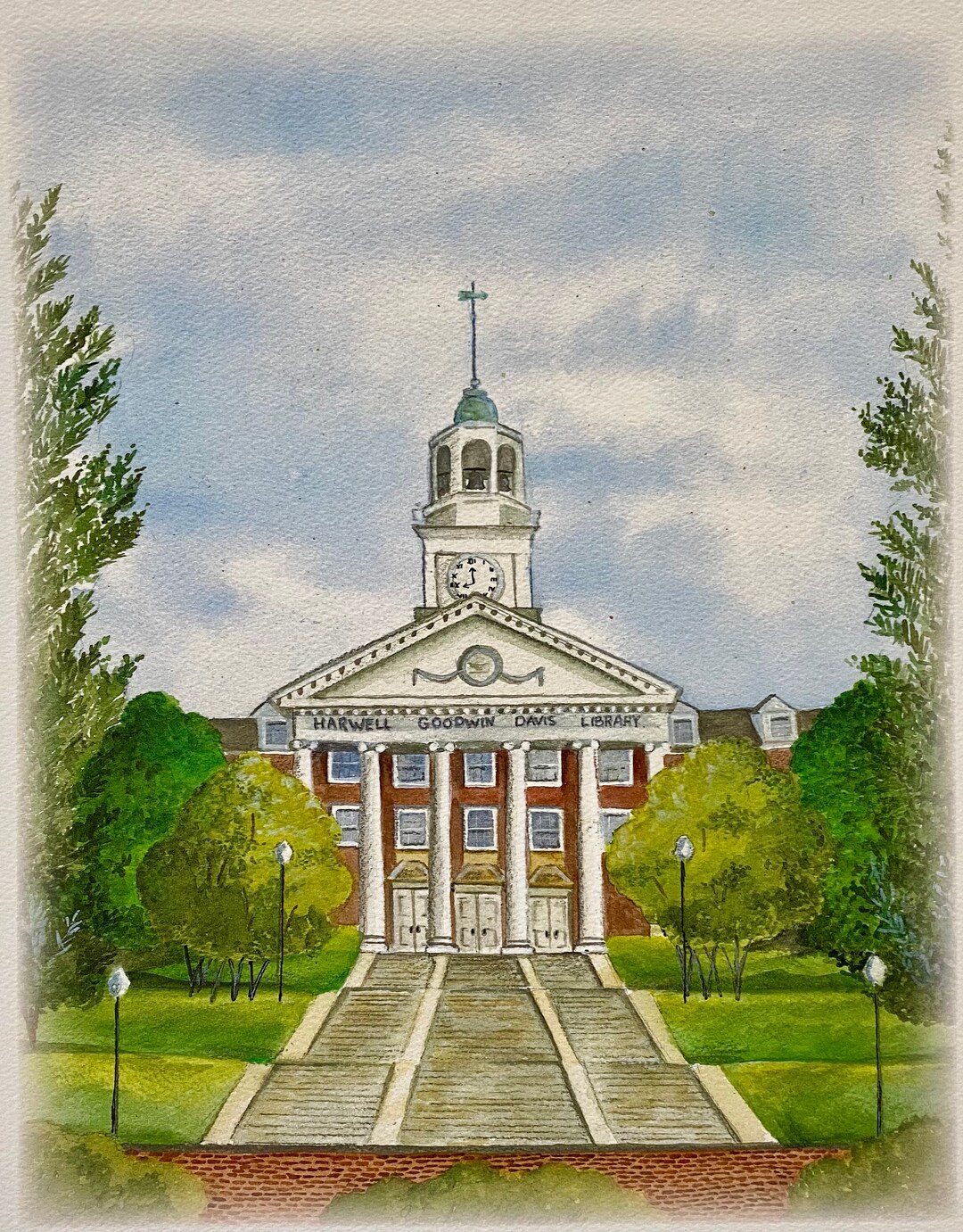 Samford University / Davis Library / Birmingham, AL / Printof Original ...