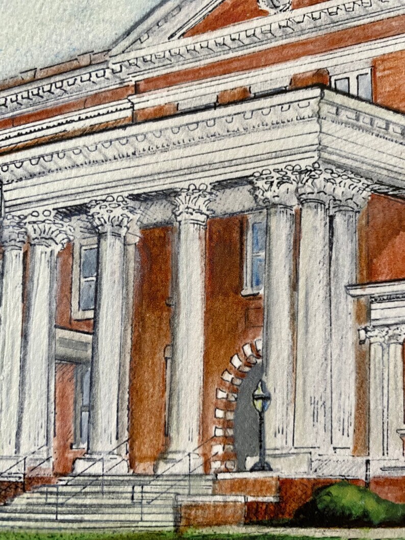 Georgia College and State University / Parks Hall / - Etsy