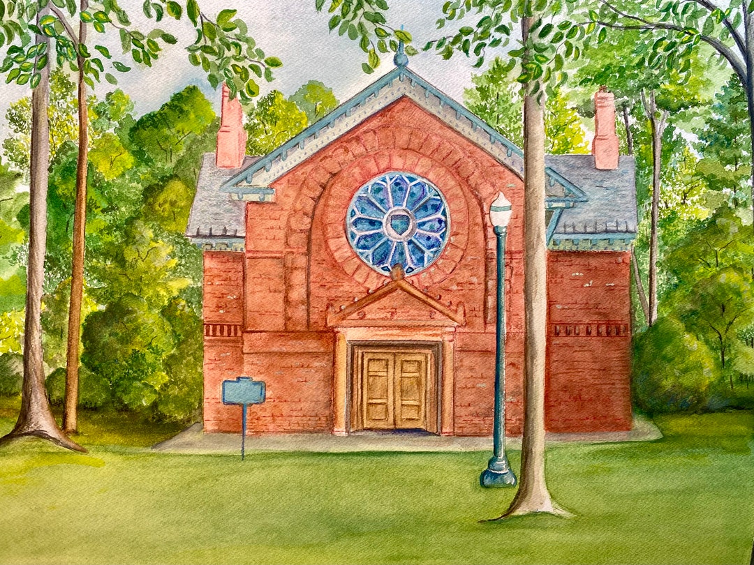 St Lawrence College / Cole Reading Room / Canton, NY / Print - Etsy