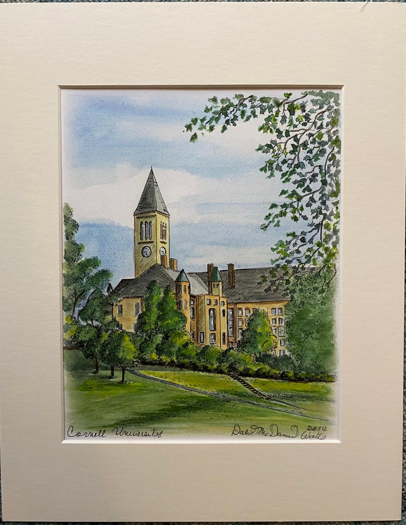 Cornell University / Ithaca, New York/ Print - Etsy