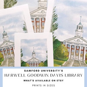 Samford University / Davis Library / Birmingham, AL / Printof Original ...