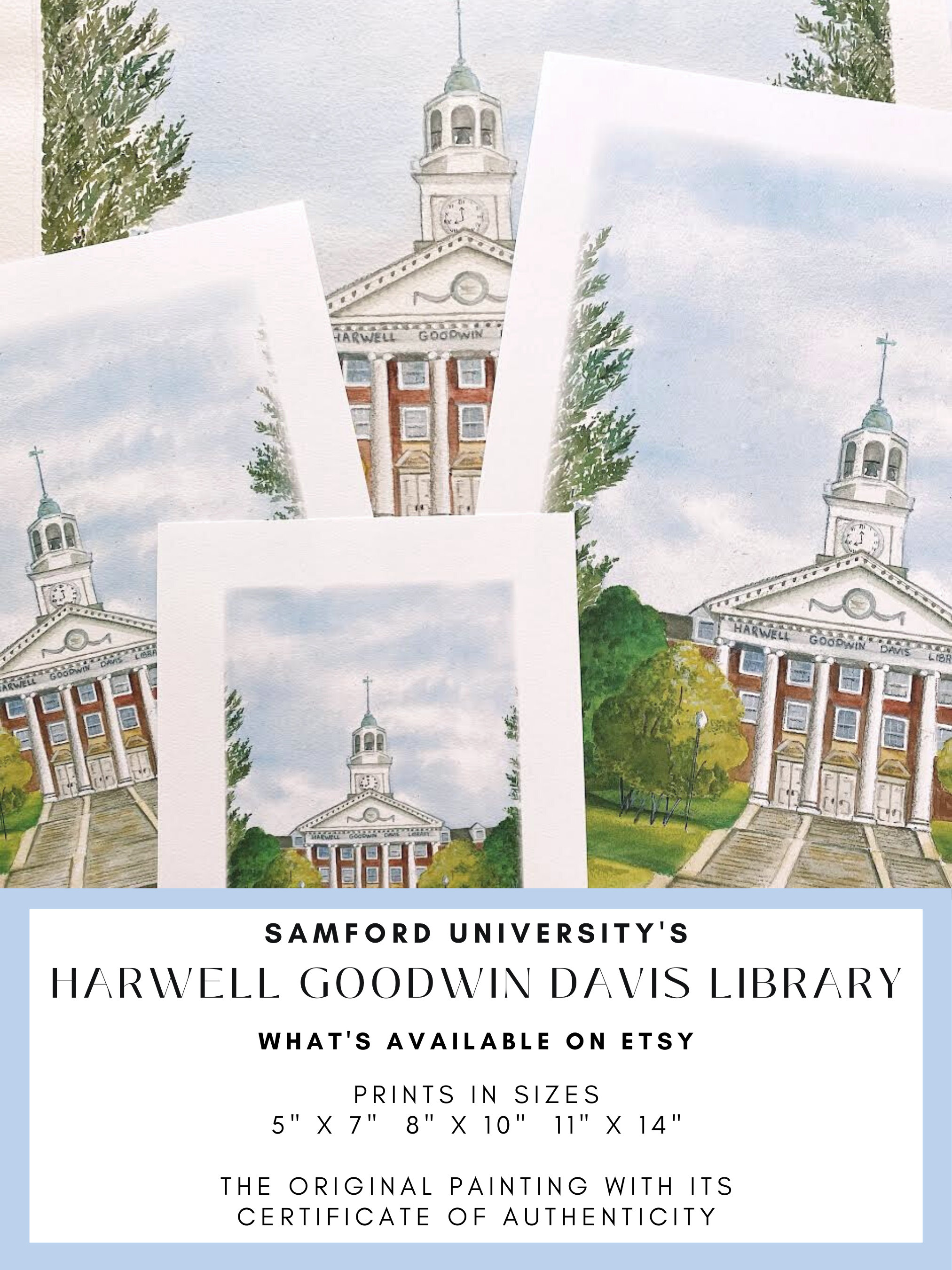 Samford University / Davis Library / Birmingham, AL / Printof Original ...