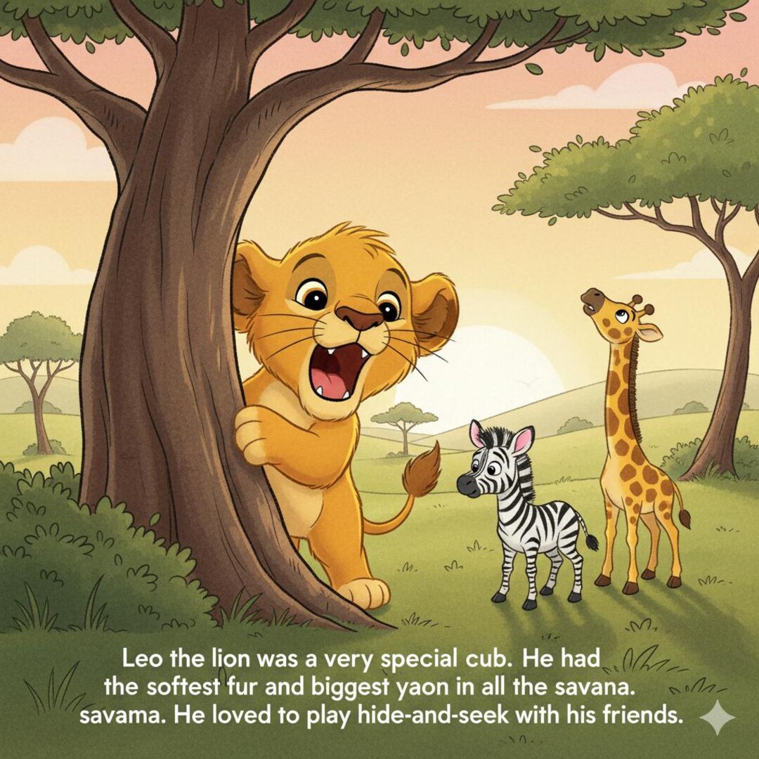 Lion Children's Book | Kids Picture Book About Bravery Courage ...