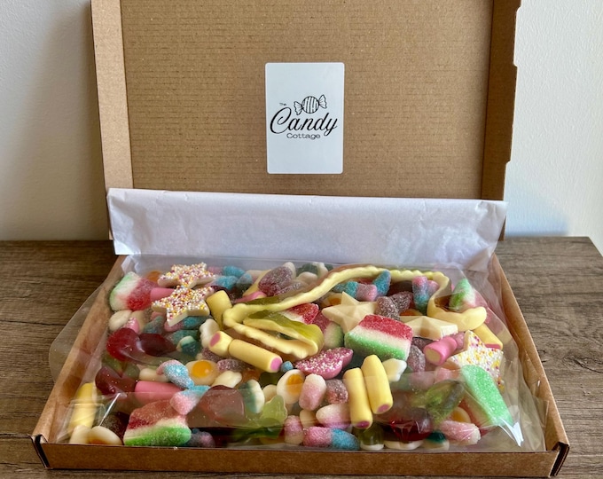 500g Personalised Sweet Box Gift | Pick N Mix Sweets | Letterbox Sweets ...
