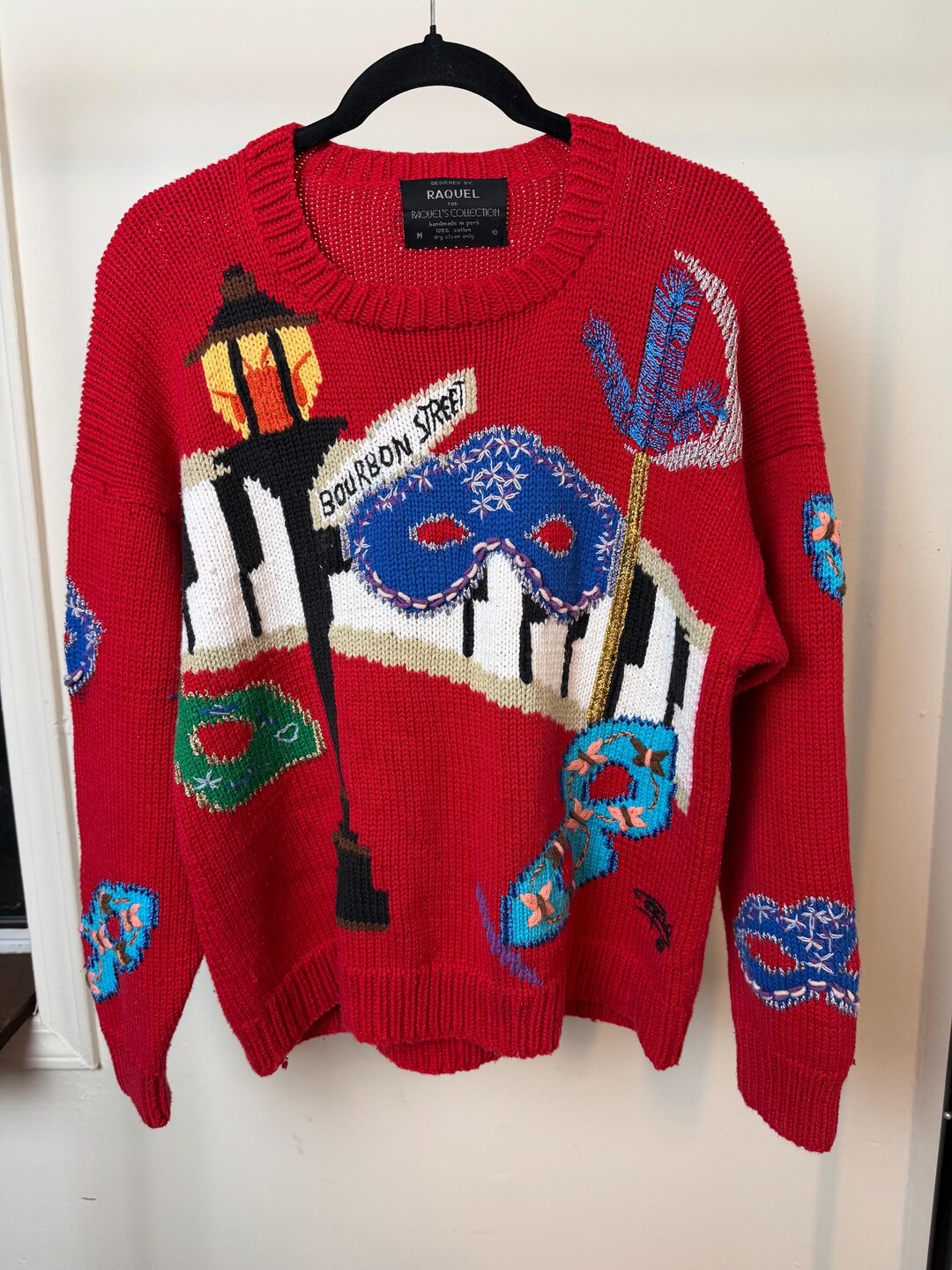 Raquel's Collection Handmade Vintage Sweater - Etsy