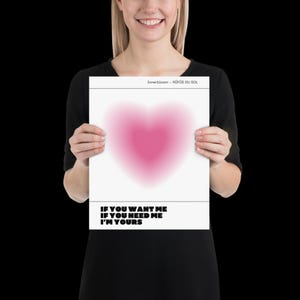 Innerbloom Pink Heart Aura Print - Rufus Du Sol Wall Art for House EDM ...