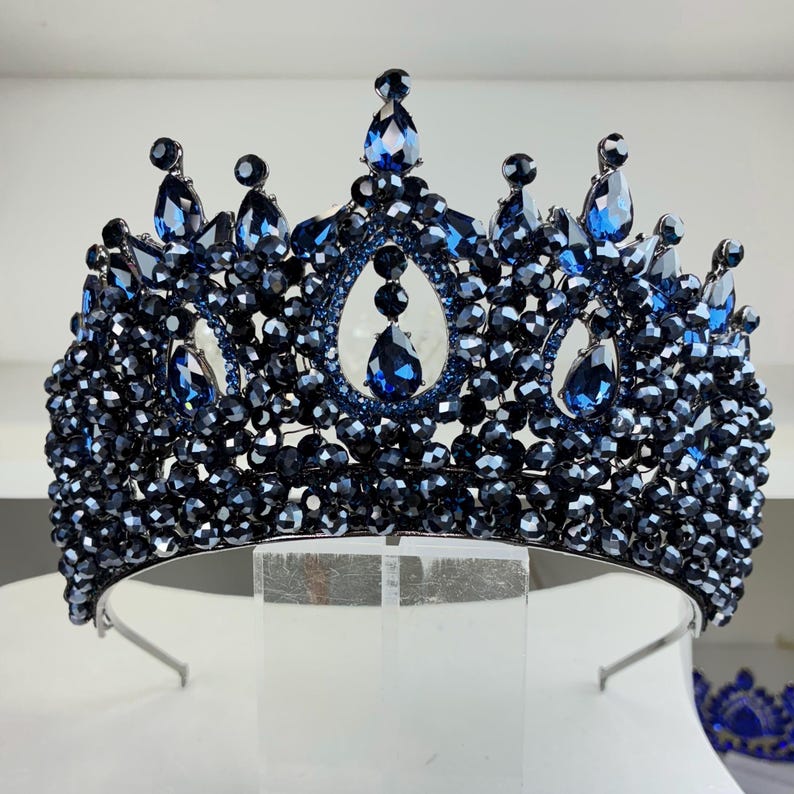 Navy Blue Quinceanera Tiara - Etsy