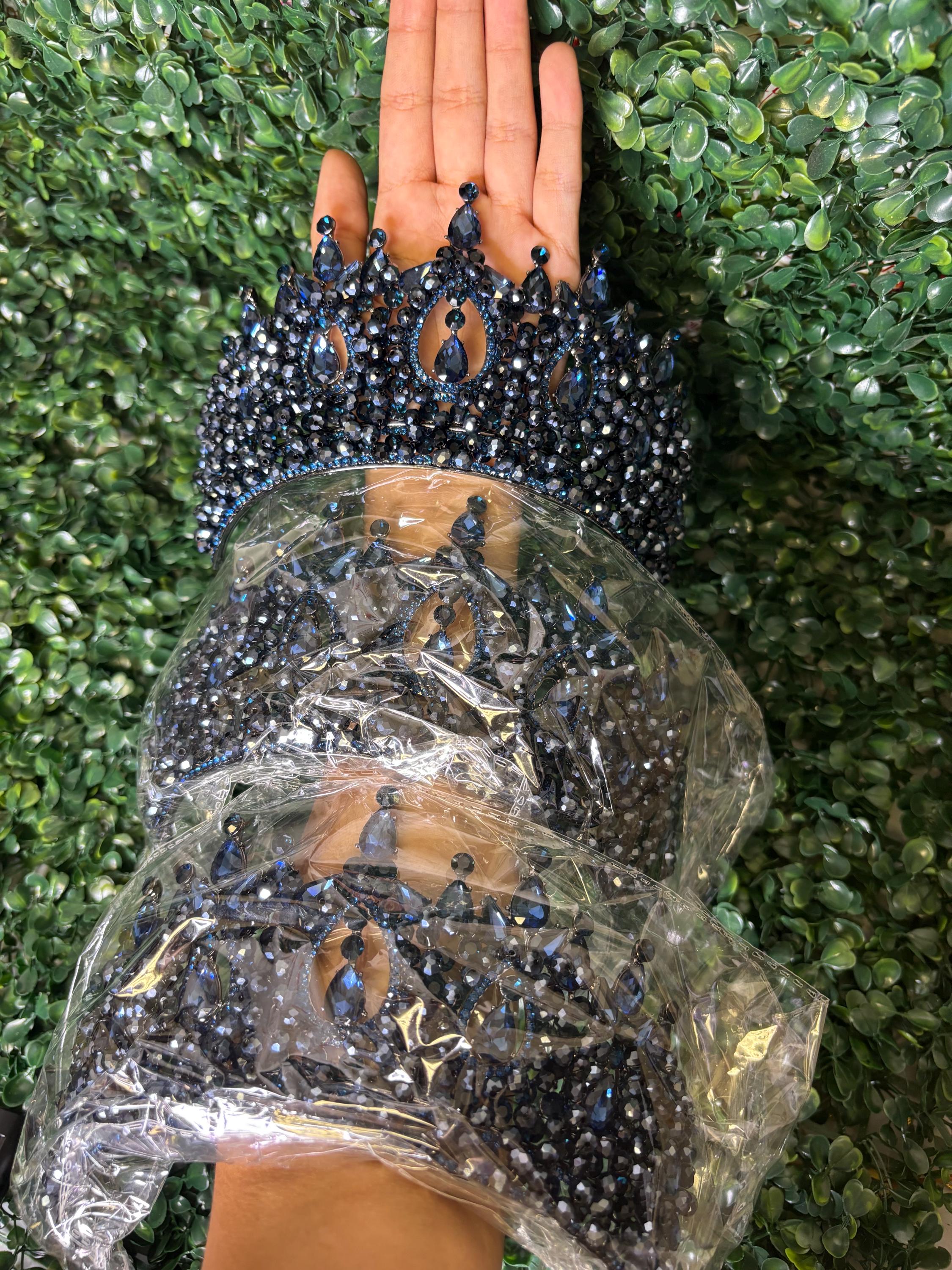 Navy Blue Quinceanera Tiara - Etsy