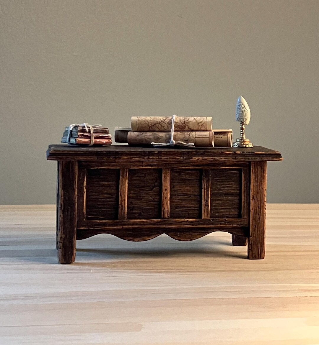 Medieval Gothic Strongbox + 1:12 Scale Chest - Etsy