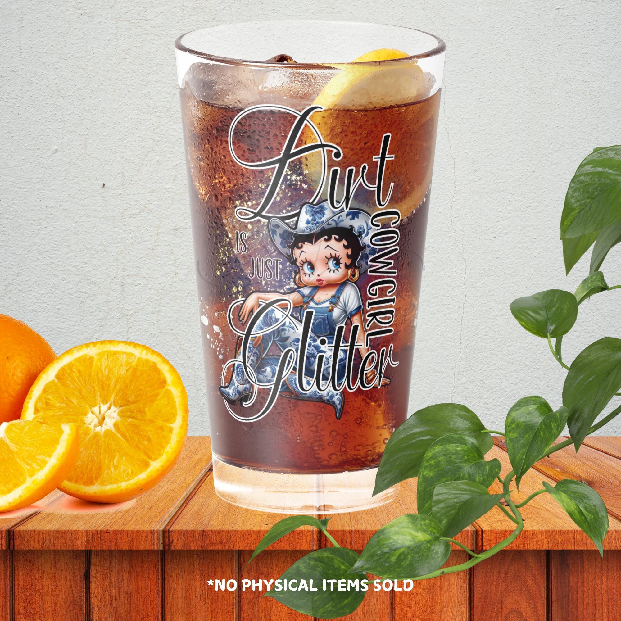 Betty Boop Cowgirl PNG | Western Sublimation Design | Dirt is Just ...