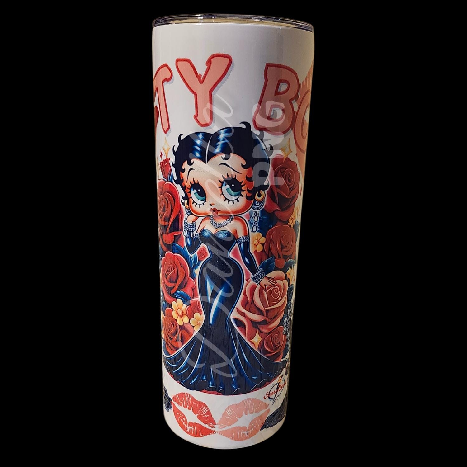 Elegant Betty Boop 20oz Tumbler Wrap PNG – Instant Download, High ...