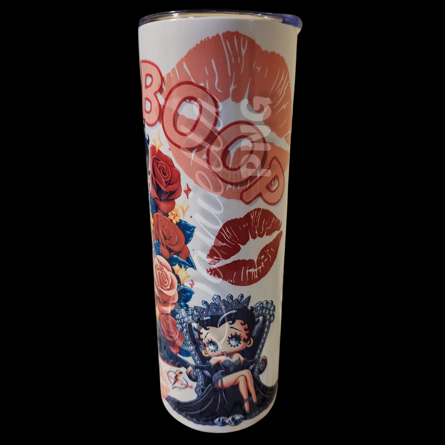 Elegant Betty Boop 20oz Tumbler Wrap PNG – Instant Download, High ...
