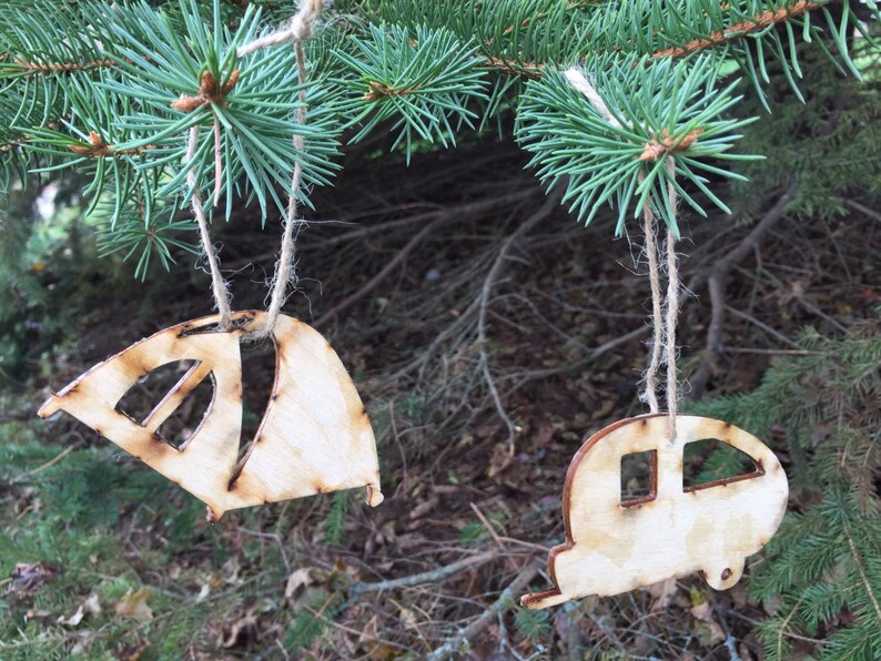 1 - TENT or CAMPER - Christmas Tree Ornament - United States 4 Inch ...