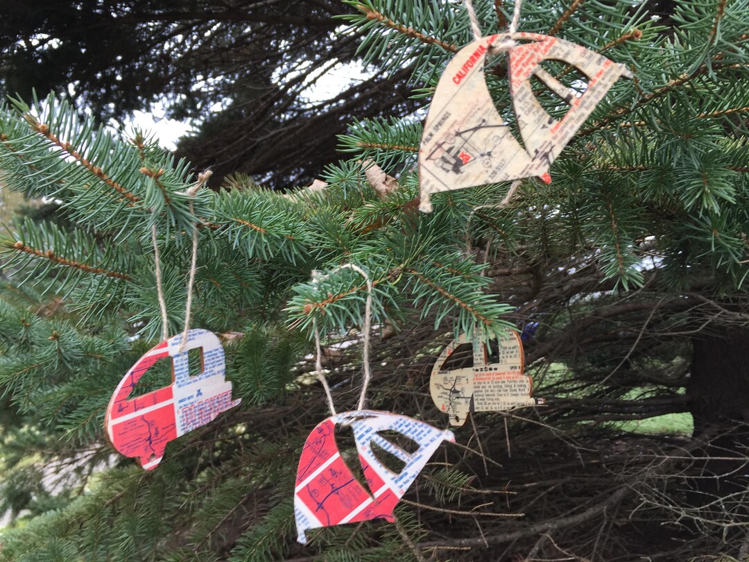 1 - TENT or CAMPER - Christmas Tree Ornament - United States 4 Inch ...