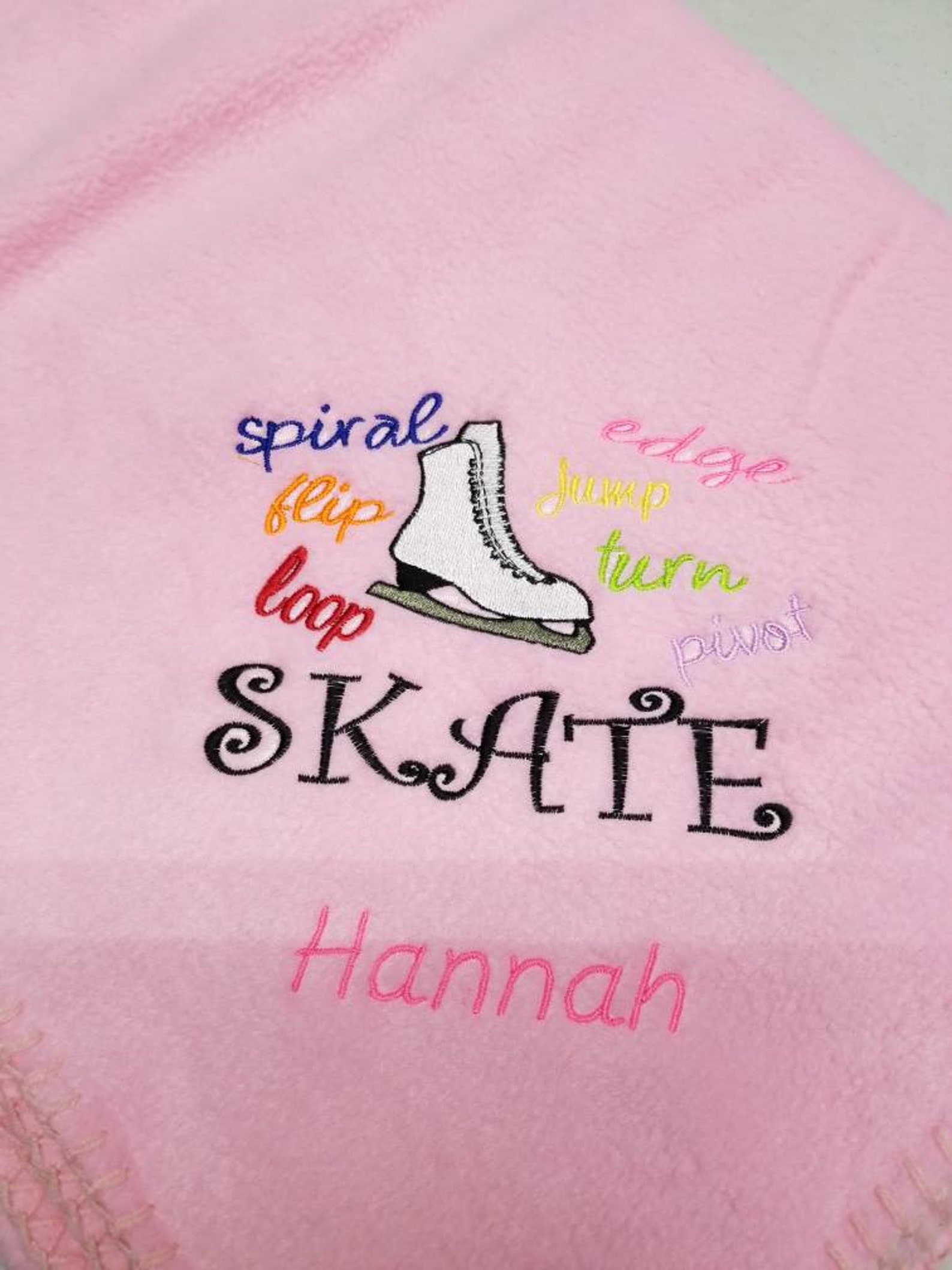 Figure Skating Personalized Blanket Ice Skating Throw - Etsy