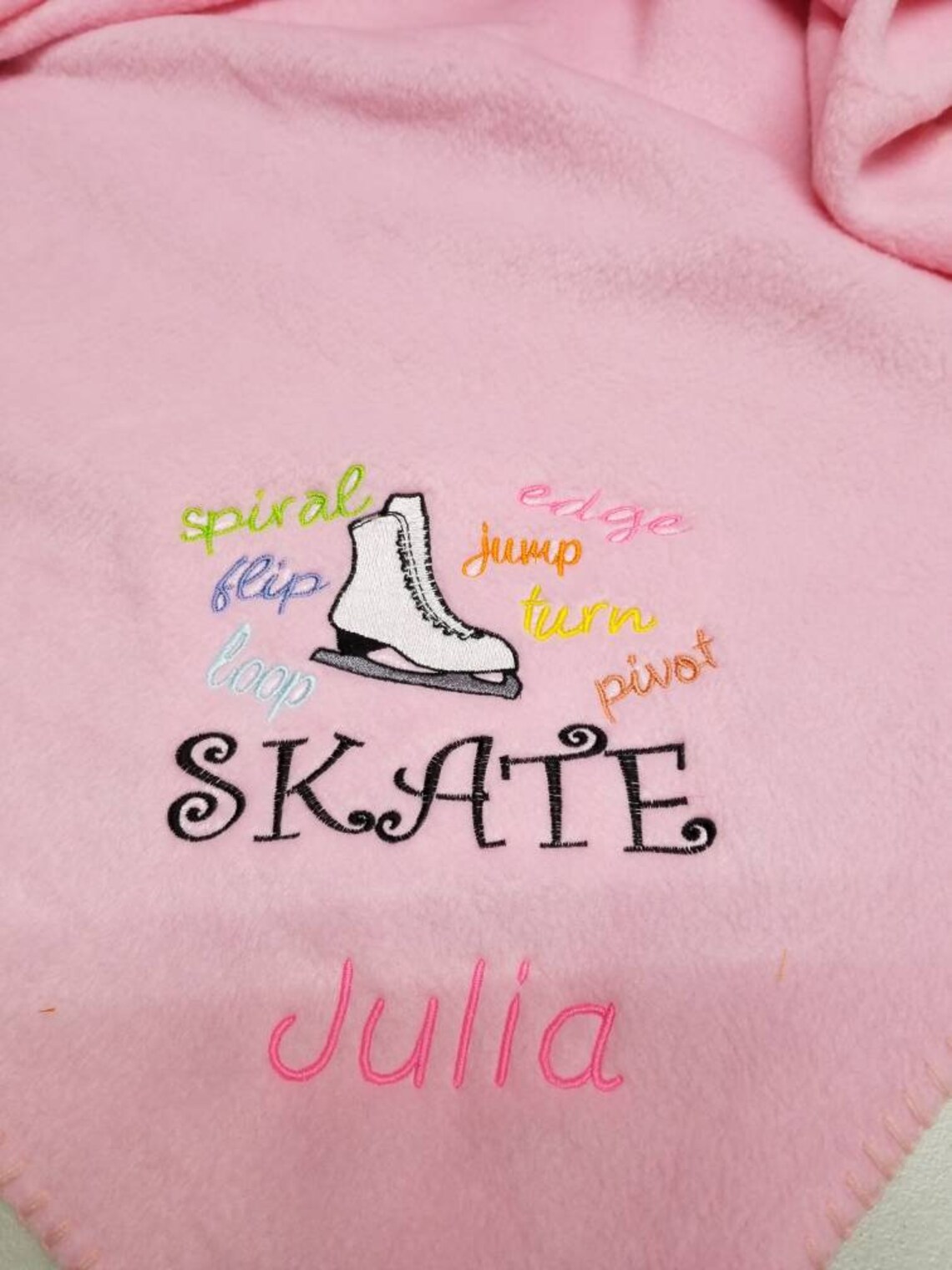 Figure Skating personalized blanket Ice Skating Throw | Etsy