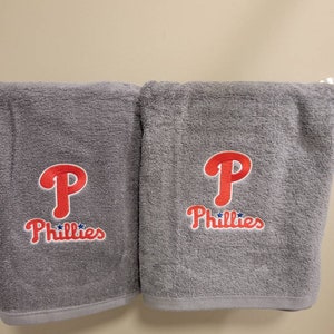 Embroidered Philadelphia Phillies Towel Set: Personalized Baseball Fan ...