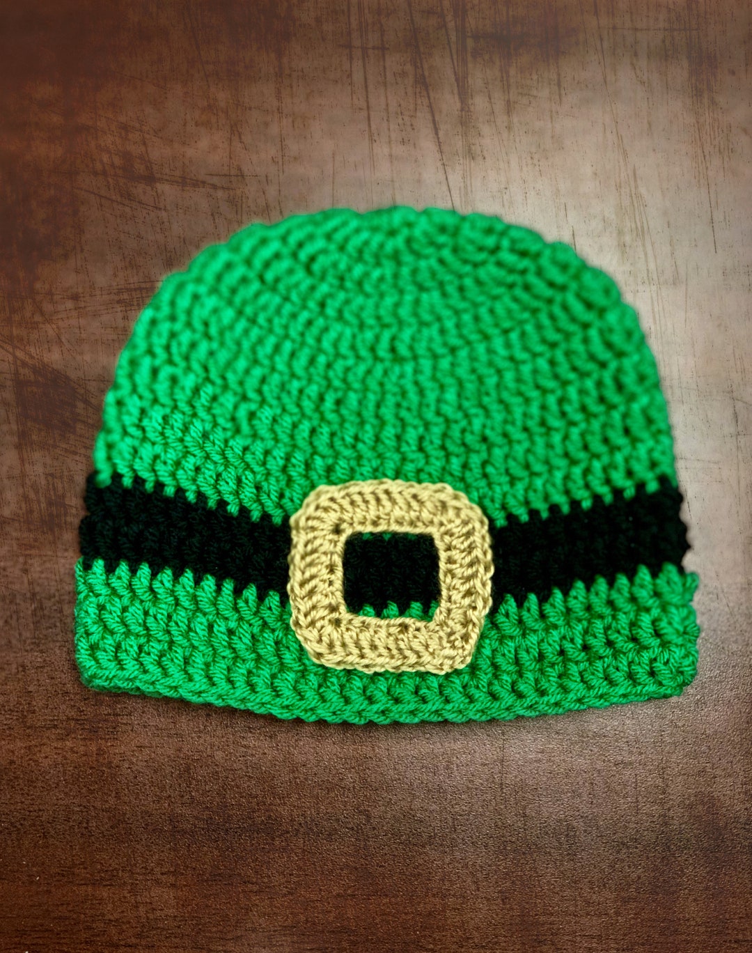 St Patricks Day Crochet Hat Unisex St Patricks Day Hat Leprechaun Hat ...