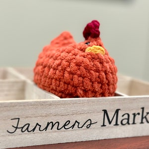Mabel Chicken/crochet Chicken Plush/cute Chicken/farm Décor/ Farmhouse ...