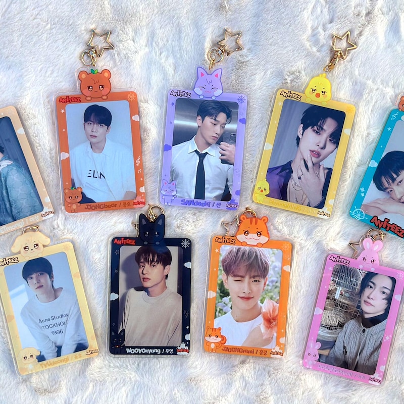 Pc Keychain Ateez - Etsy