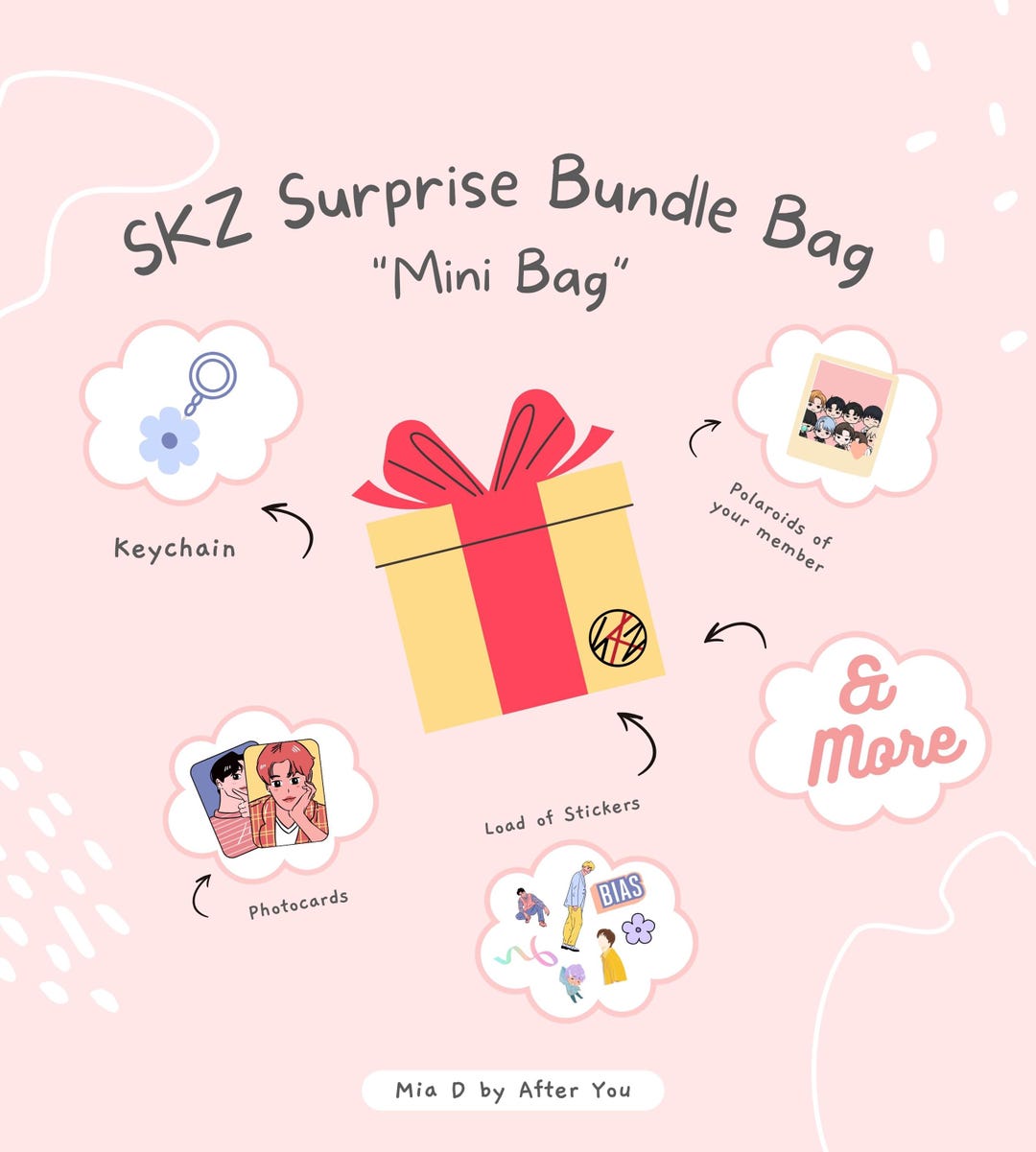 Stray Kids Small Size Surprise Bundle Bias Bag Custom Merch Gift Bag ...