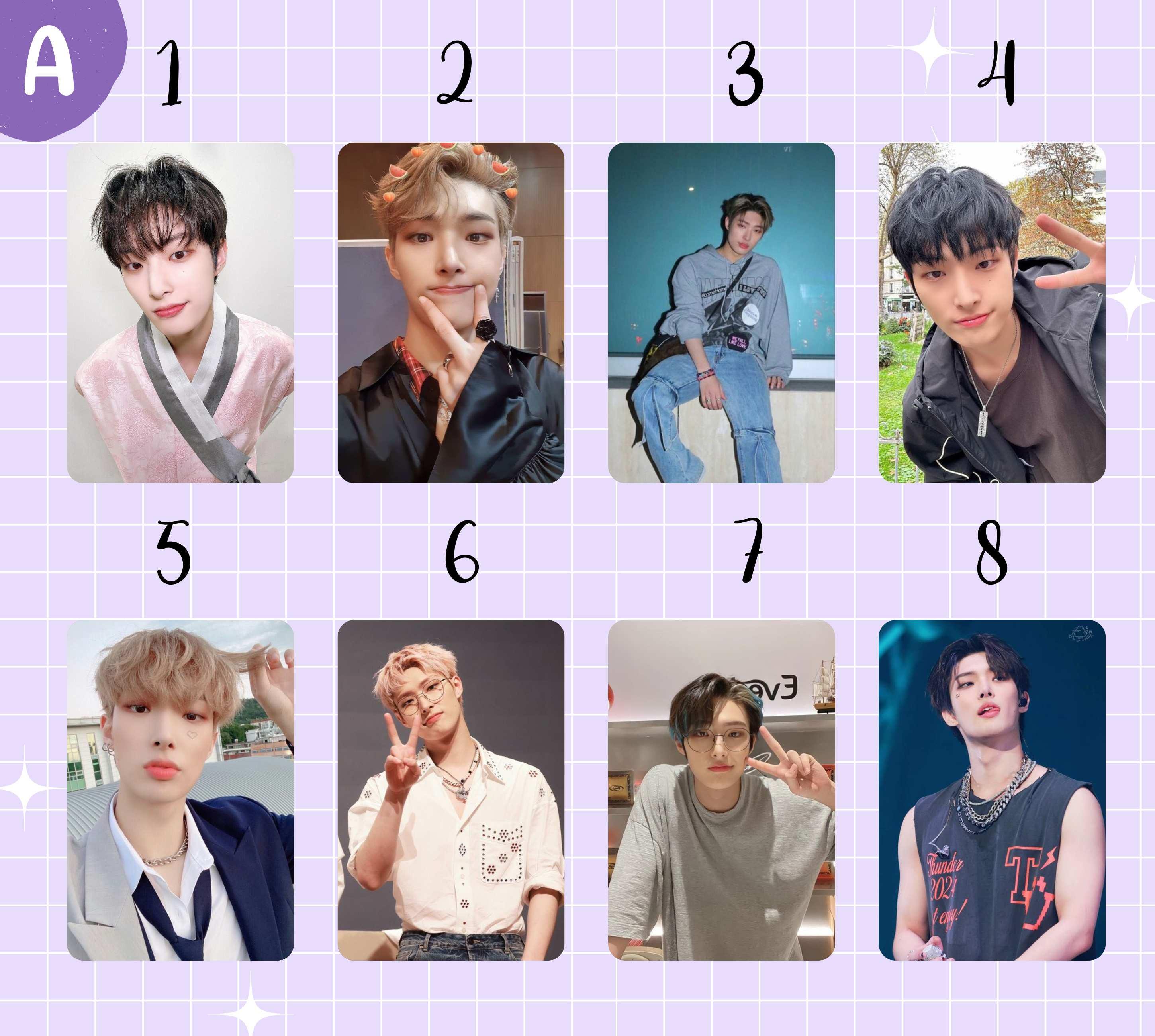 Mingi Ateez Anity Aniteez Photocards Set, San, Mingi, Seonghwa, Yeosang ...