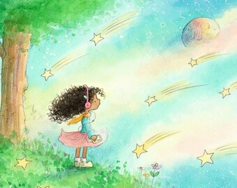 Catch A Falling Star Fine Art Print | Etsy