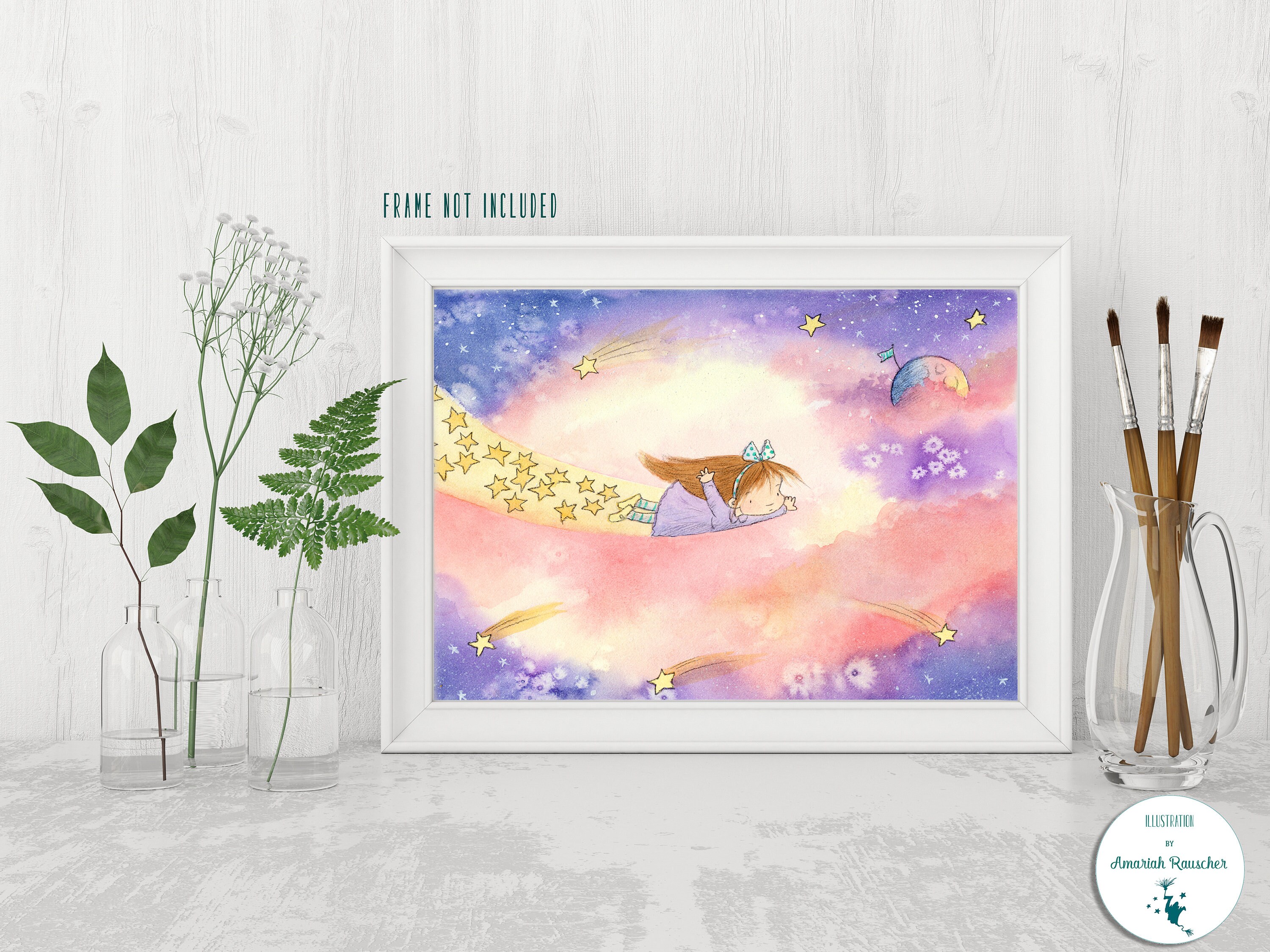 Shooting Star Fine Art Print - Etsy