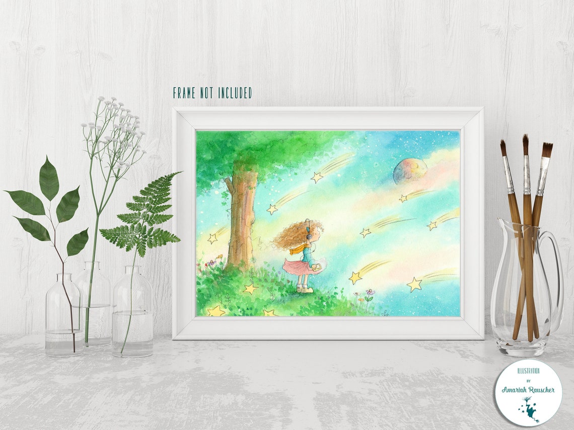 Catch A Falling Star - Fine Art Print - Etsy
