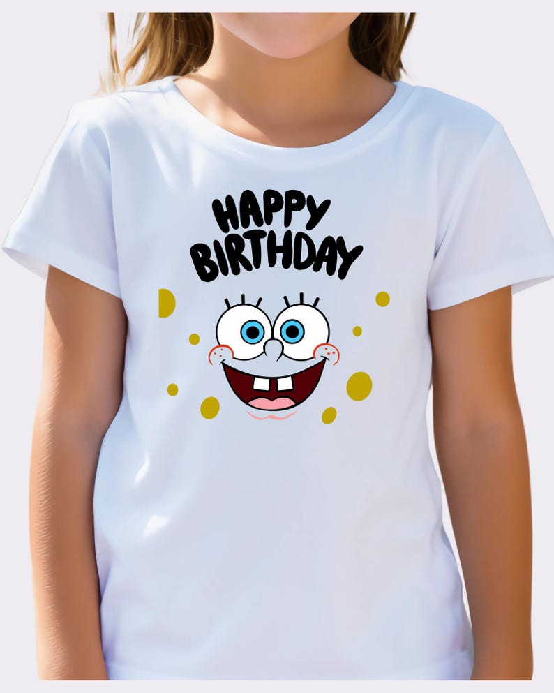 Sponge, Bob, Patrick, SVG, PNG, PDF, Bundle, Fifth Birthday, 5th ...