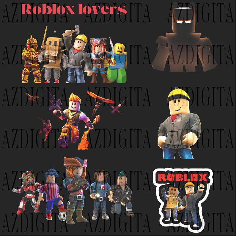 Roblox Svg, Roblox Png Bundle, Roblox Png Clipart, Roblox Character Svg ...
