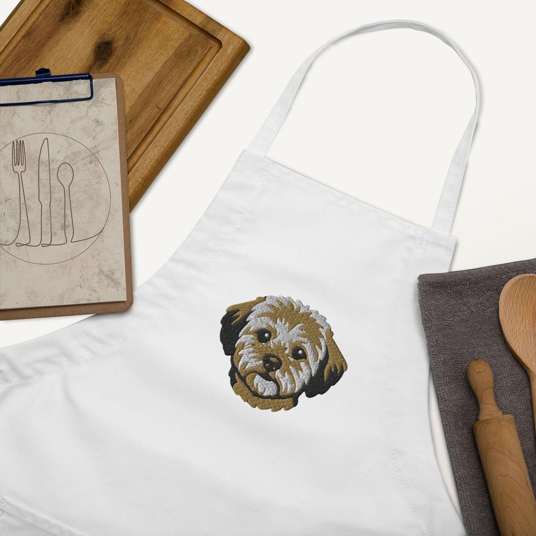 Custom Pet Apron, Embroidered Animal Apron, Personalized Dog and Cat ...