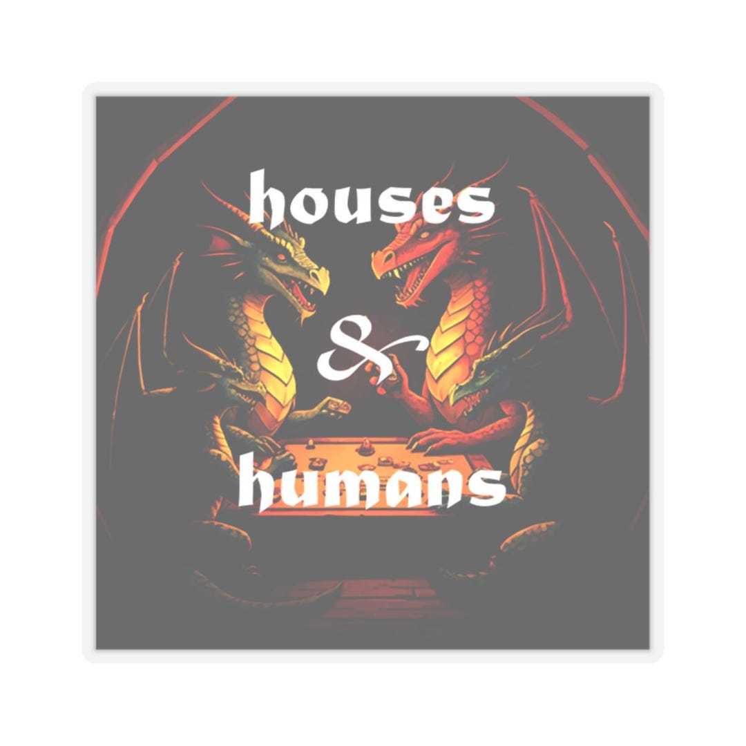 Houses & Humans Sticker - Etsy