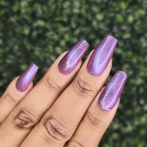 Purple Blue Magnetic Nail Polish - Eldritch Influence - Inspired by ...