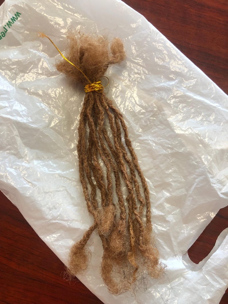 Handmade Human Hair Sisterlocks Extensions: Microloc Interlocs (0.1-0 ...