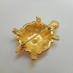 Vintage Swarovski Turtle Pin - Etsy