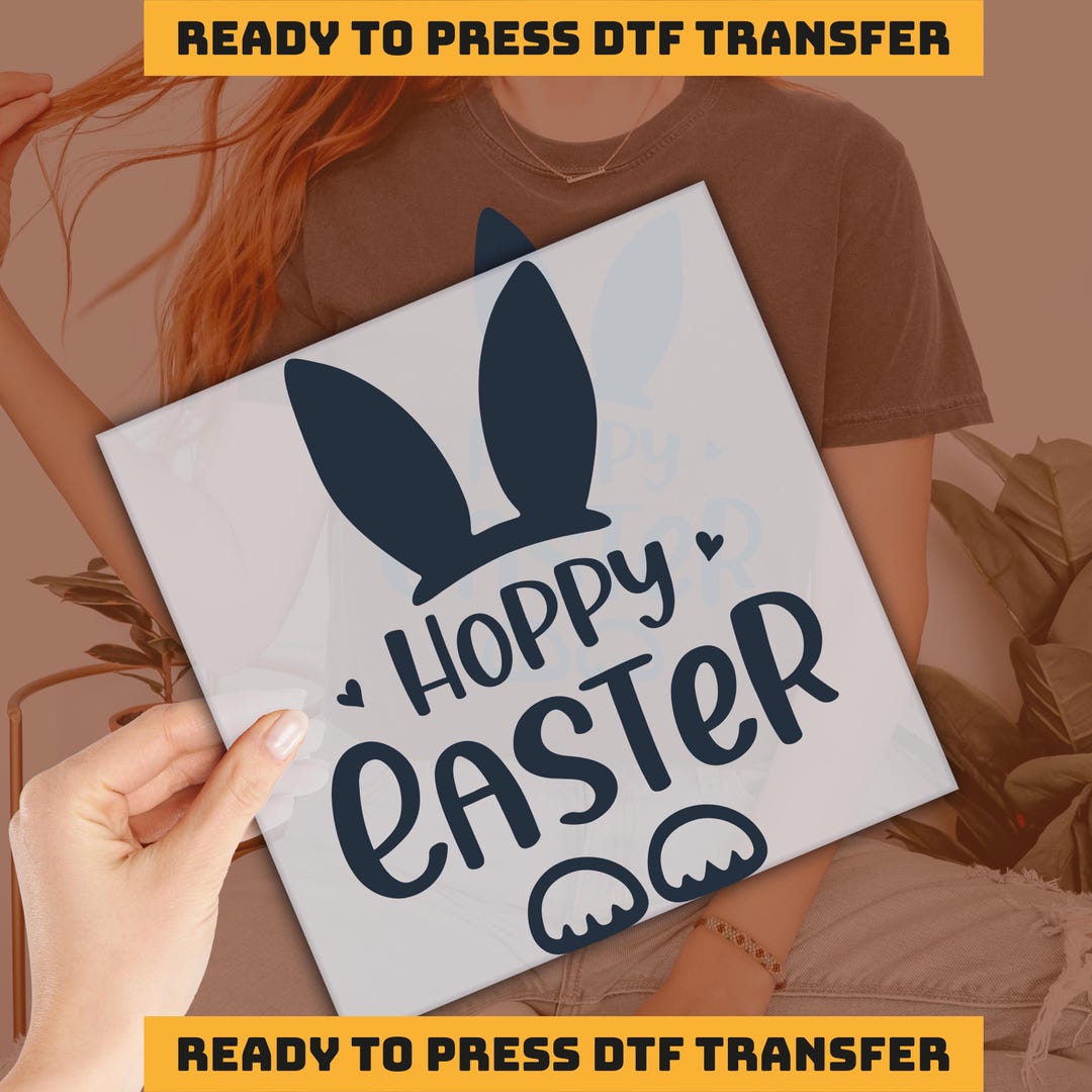 Happy Easter DTF , Easter Bunny Dtf, Grand Millennial Easter Ready to ...
