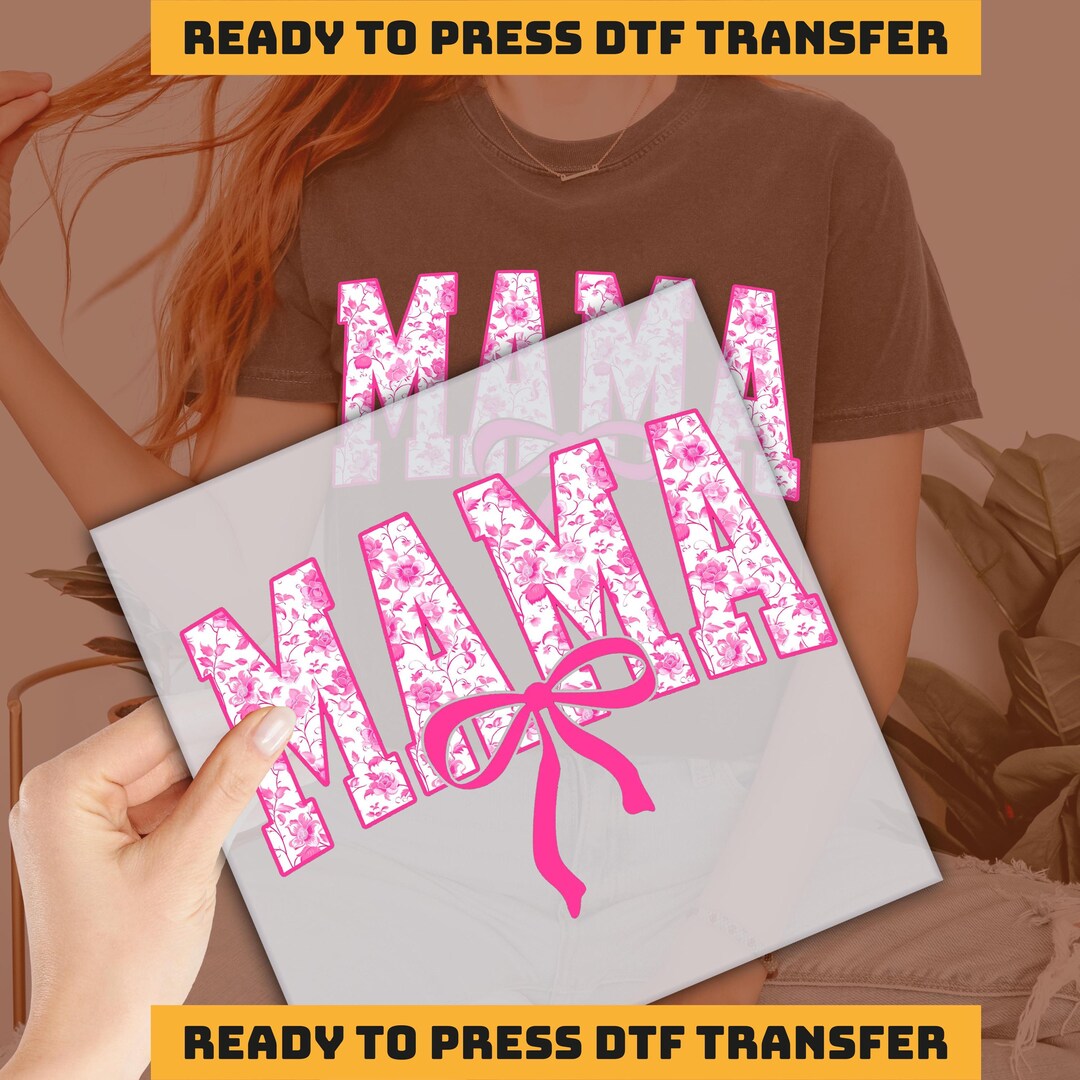 Mama Easter DTF , Easter Day Dtf, Mom Easter Ready to Press, Coquette ...
