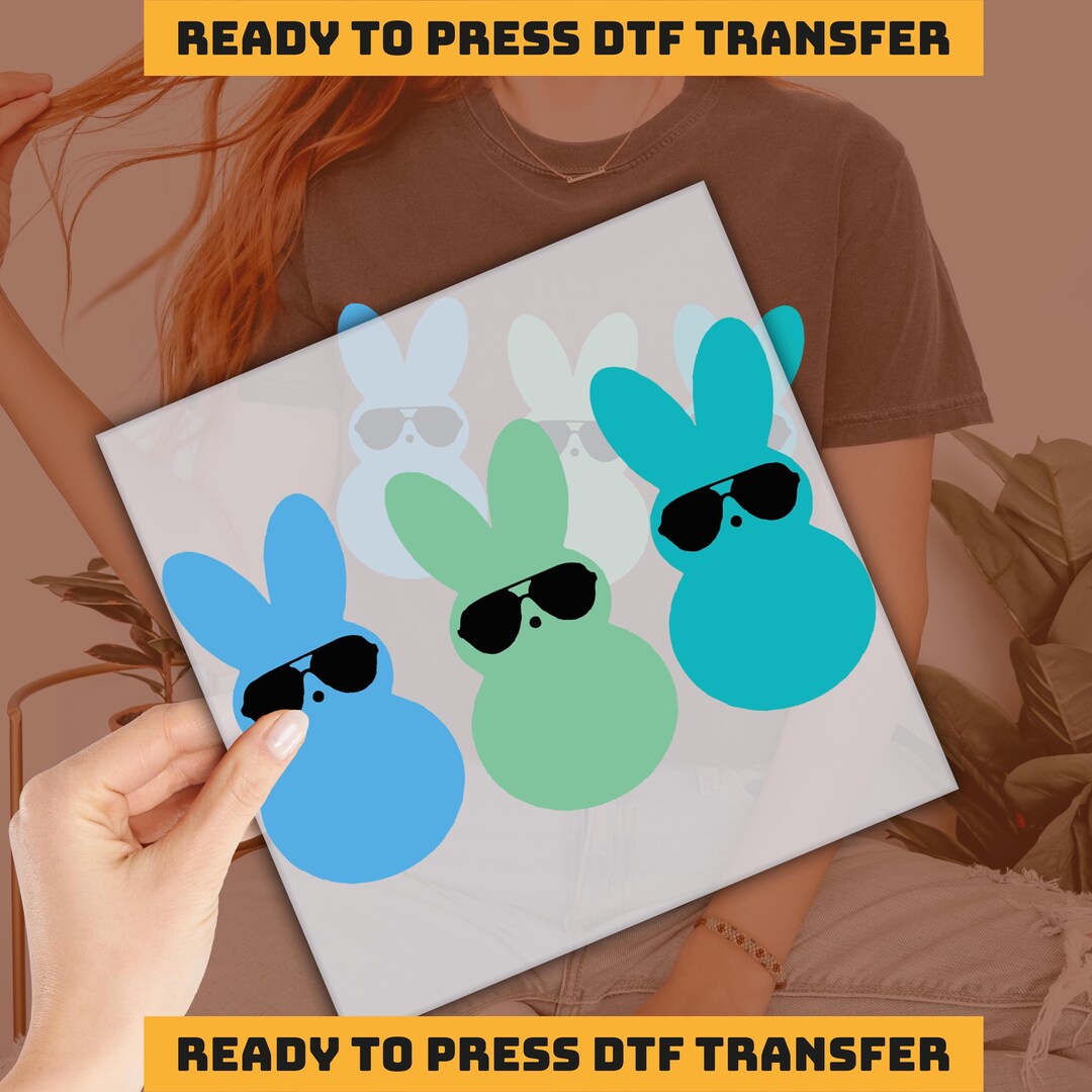 Happy Easter DTF , Easter Bunny Dtf, Grand Millennial Easter Ready to ...