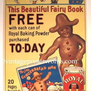 1920's Royal Baking Powder Original Vintage Food Poster - Etsy