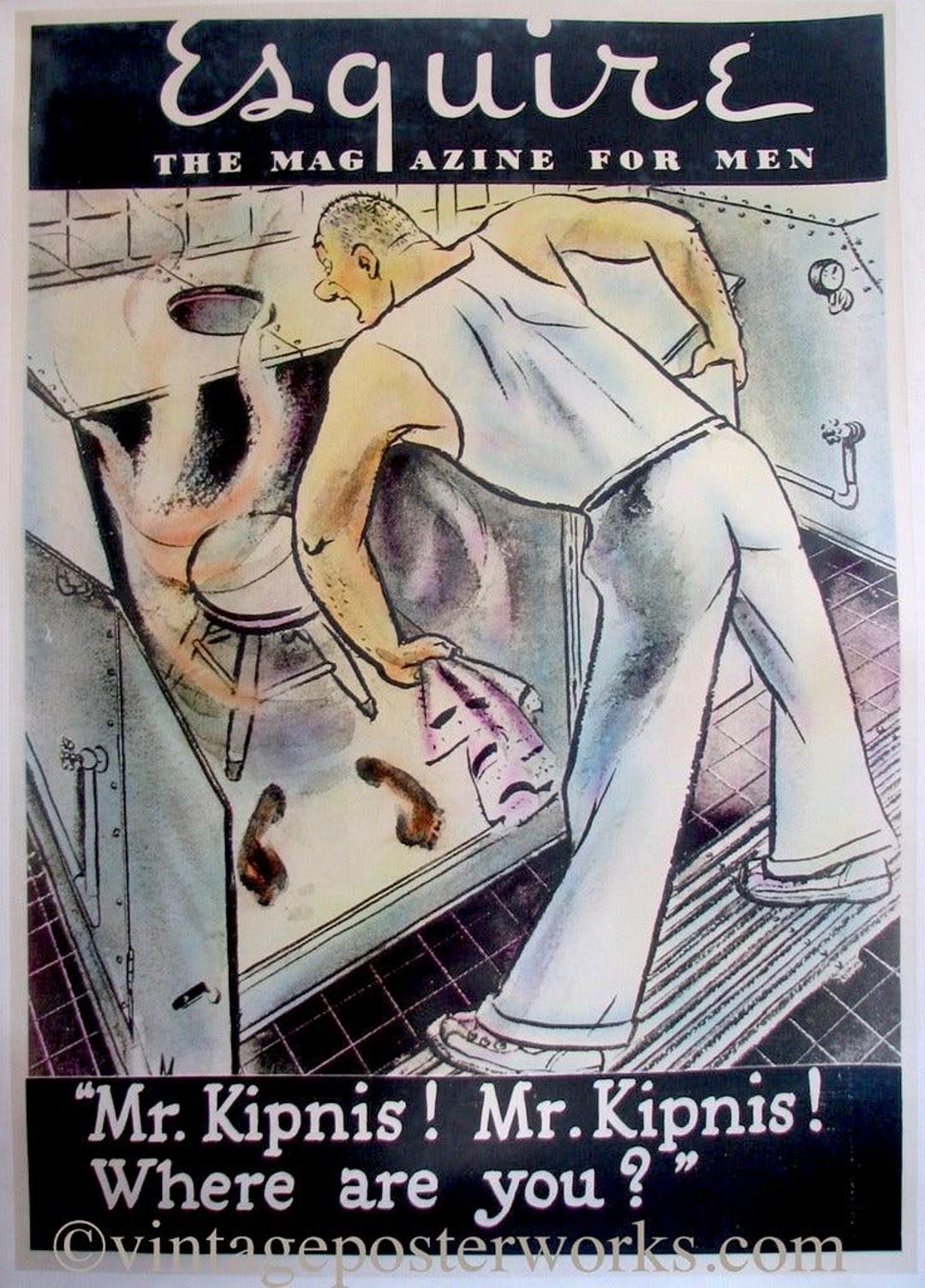 1940's Mr. Kipnis Esquire African American Illustrator E. Simms ...