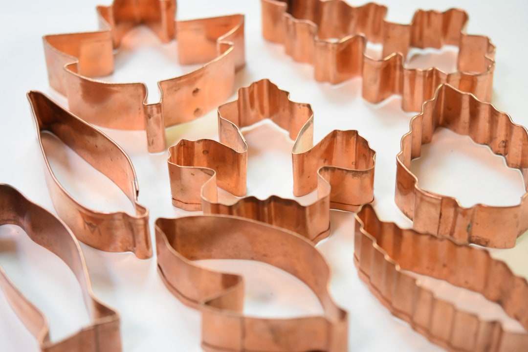 Vintage Martha Stewart Copper Cookie Cutters. Copper Cookie - Etsy