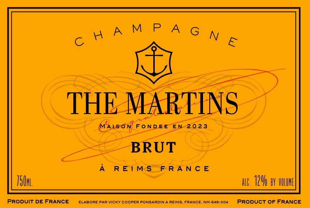 CHAMPAGNE VEUVE Bottle Label Template- Instant Download - Etsy