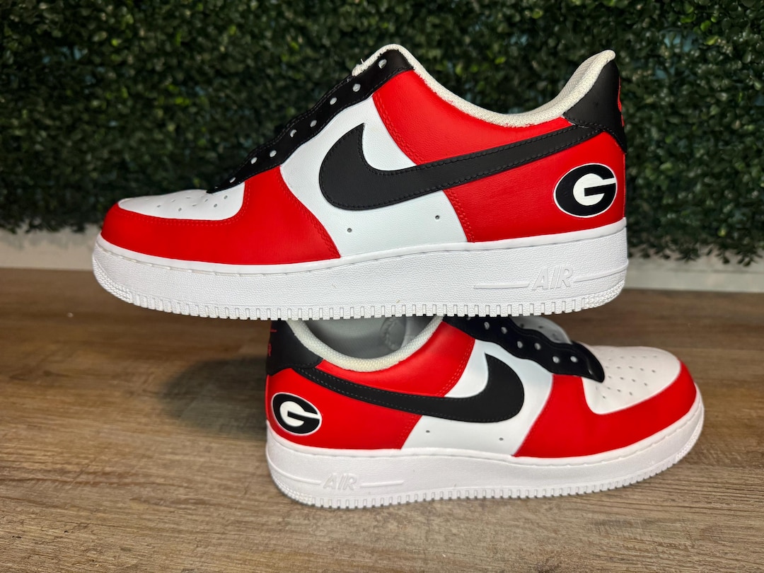 Custom Georgia Football Af1’s - Etsy