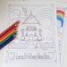 Heart House Coloring Page Digital Download, Home is Where You Are ...