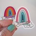 Muted Colored Rainbow With Paintbrush and Pencil Vinyl Sticker - Etsy