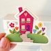 Blue House With Rainbow Vinyl Sticker, Look for the Rainbows - Etsy