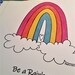 Rainbow Art Coloring Page Set of 3, Be A Rainbow, Always Be Kind ...
