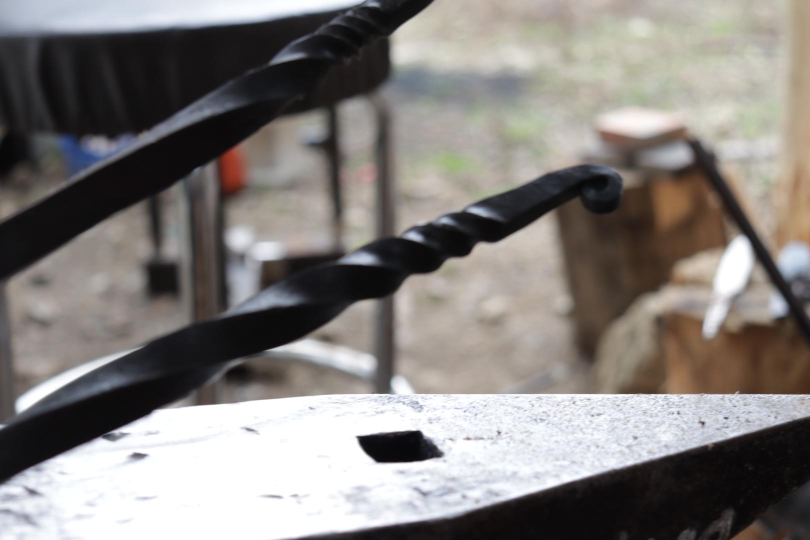 Blacksmith Flat Bar Tongs With Twist Handle for Grip - Etsy